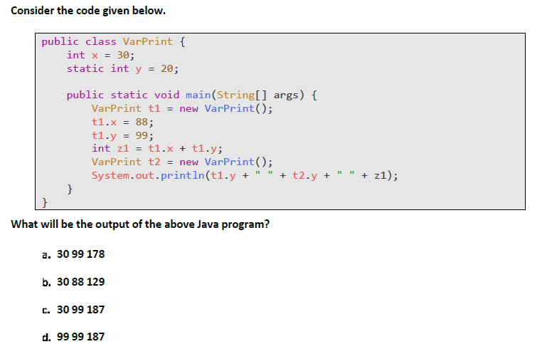 Nptel - Programming In Java - Quiz : Week 2:assignment 2 - 2025 - Blog 